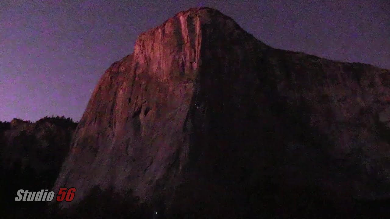 El Capitan Climbers at Night - YouTube