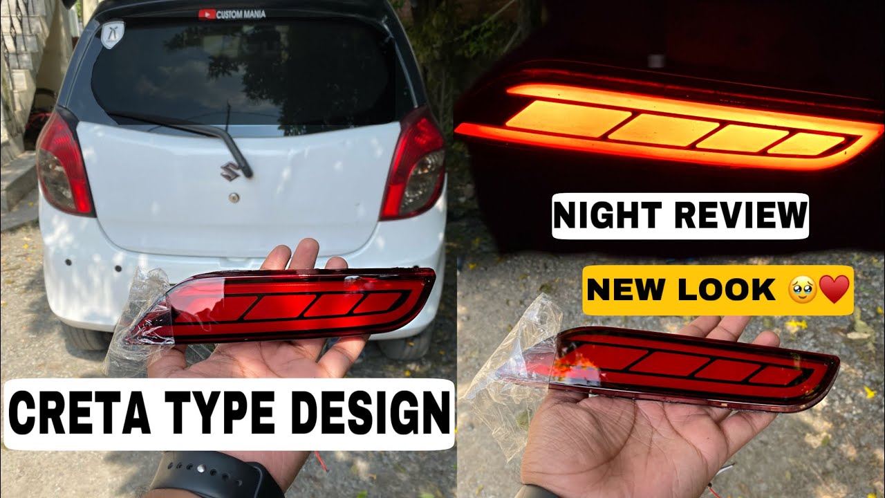 INSTALLING CRETA REFLECTORS IN ALTO || MOST UNIQUE AND BIGGER ...