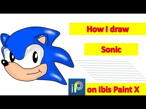 【ibisPaint】How I draw sonic easy on Ibis Paint X /Digital Painting [Time-lapse] - YouTube