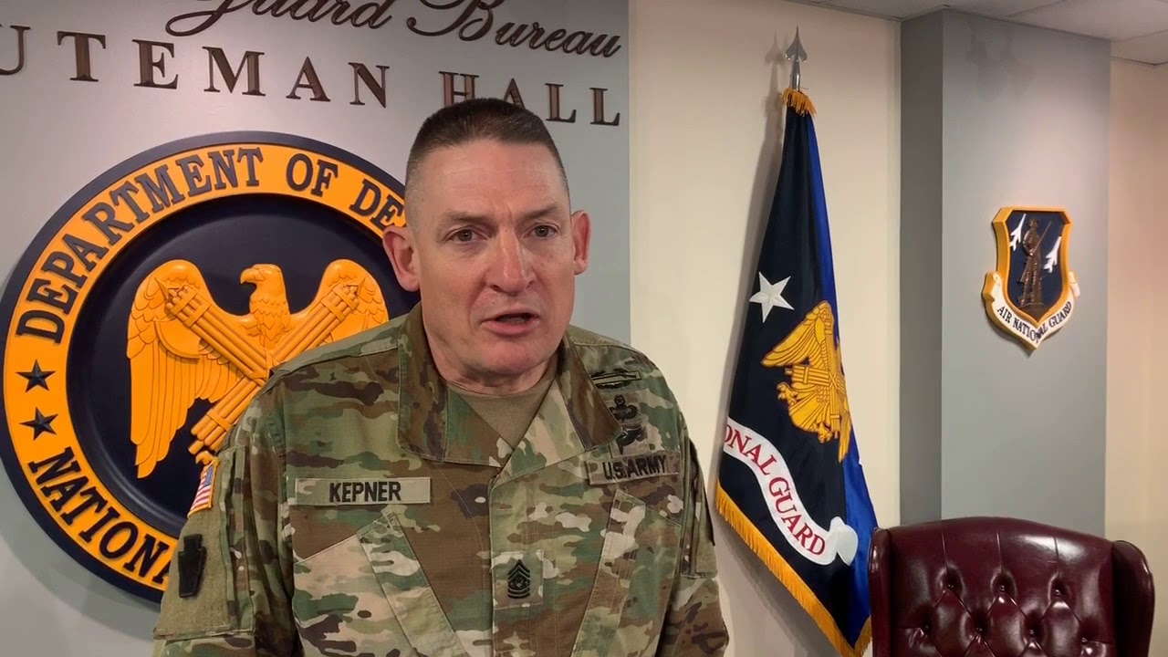 Command Sgt. Maj. Kepner: National Guard responding to COVID-19 - YouTube