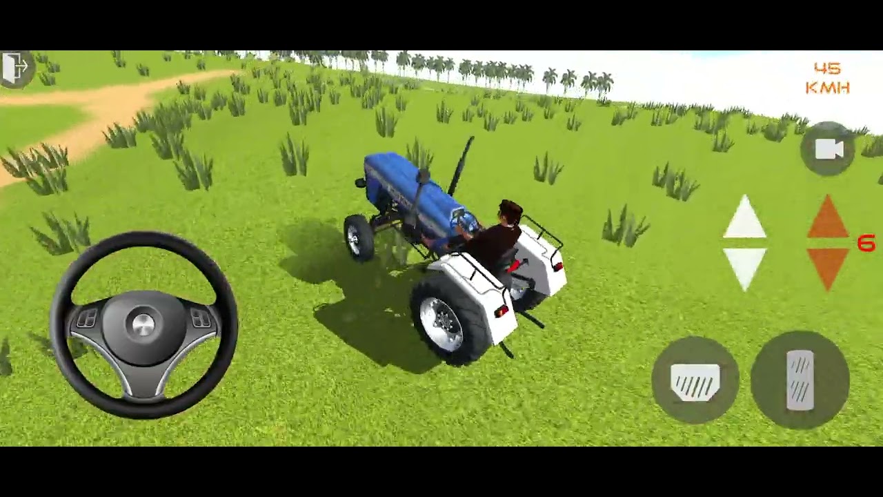 Indian Tractor Driving 3d game sabse acha tractor vala game 5 - YouTube