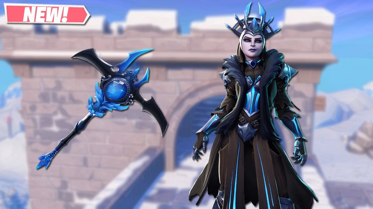 NEW ICE QUEEN SKIN GAMEPLAY! NEW LEAKED SKINS ON FORTNITE!! FORTNITE ...