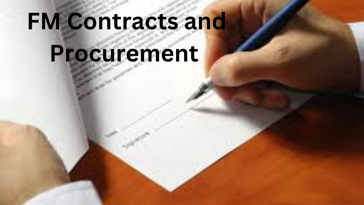 FM Contracts and Procurement FMMC - YouTube