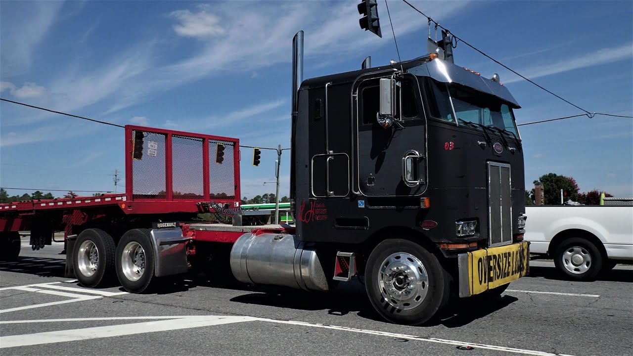 Peterbilt 362 Cabover on GA 20 in Buford - YouTube