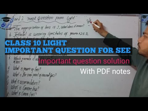Class 10 Science Important question for SEE 2079 With solutions ...