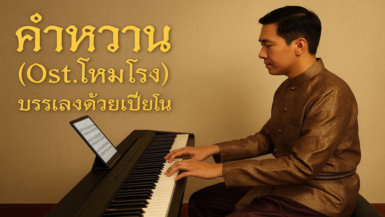 คำหวาน – เพลงบรรเลงเปียโนผสมดนตรีไทย | By GG Room Relax Chords - Chordify
