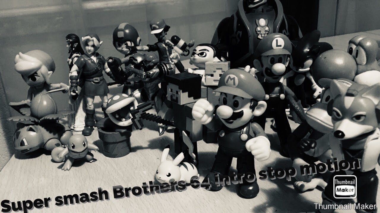 Smash Bros 64 Intro Stop Motion Remake - YouTube