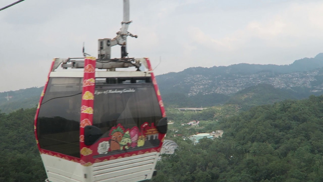 Maokong Gondola - Scenic cable car in Taipei - YouTube