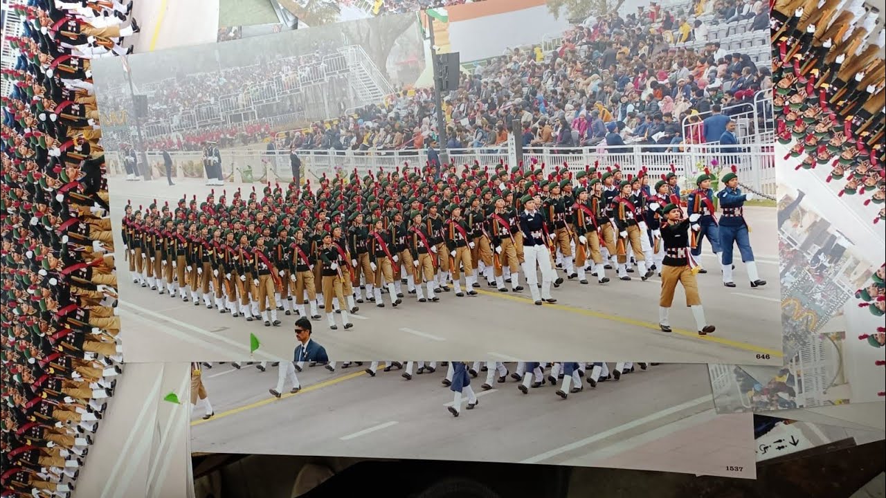 RDC 2023 Kartavya Path , 17 Jan 1st NCC SW Contingent Rehearsal Rajpath ...
