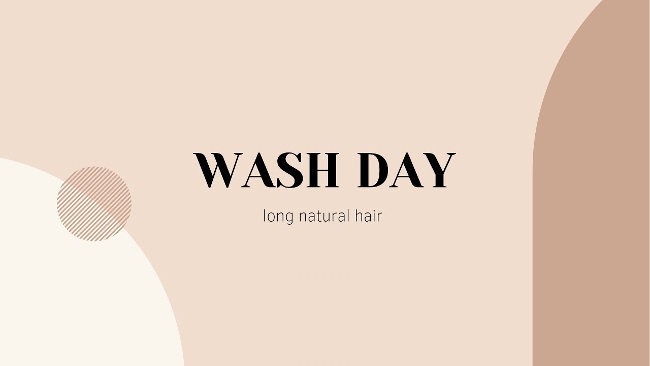 Wash Day Routine Long Natural Hair - YouTube