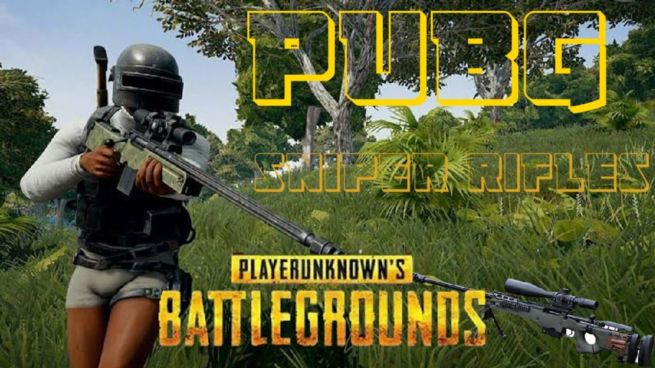 Best sniper rifles in PUBG/AN CREATION - YouTube