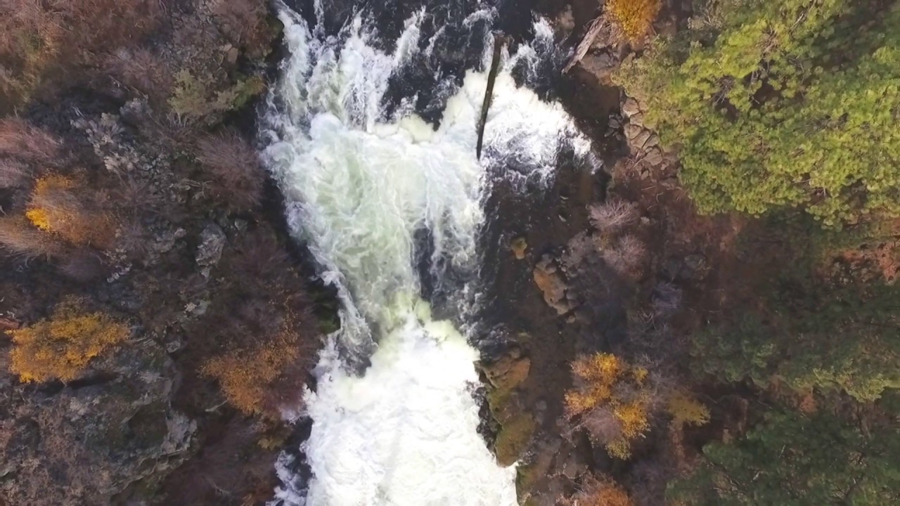 Aerial Video - Dillon Falls In Bend Oregon - YouTube