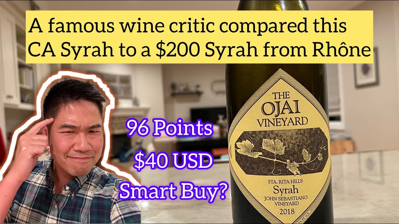 Drinking a Cool Climate Syrah from California - YouTube