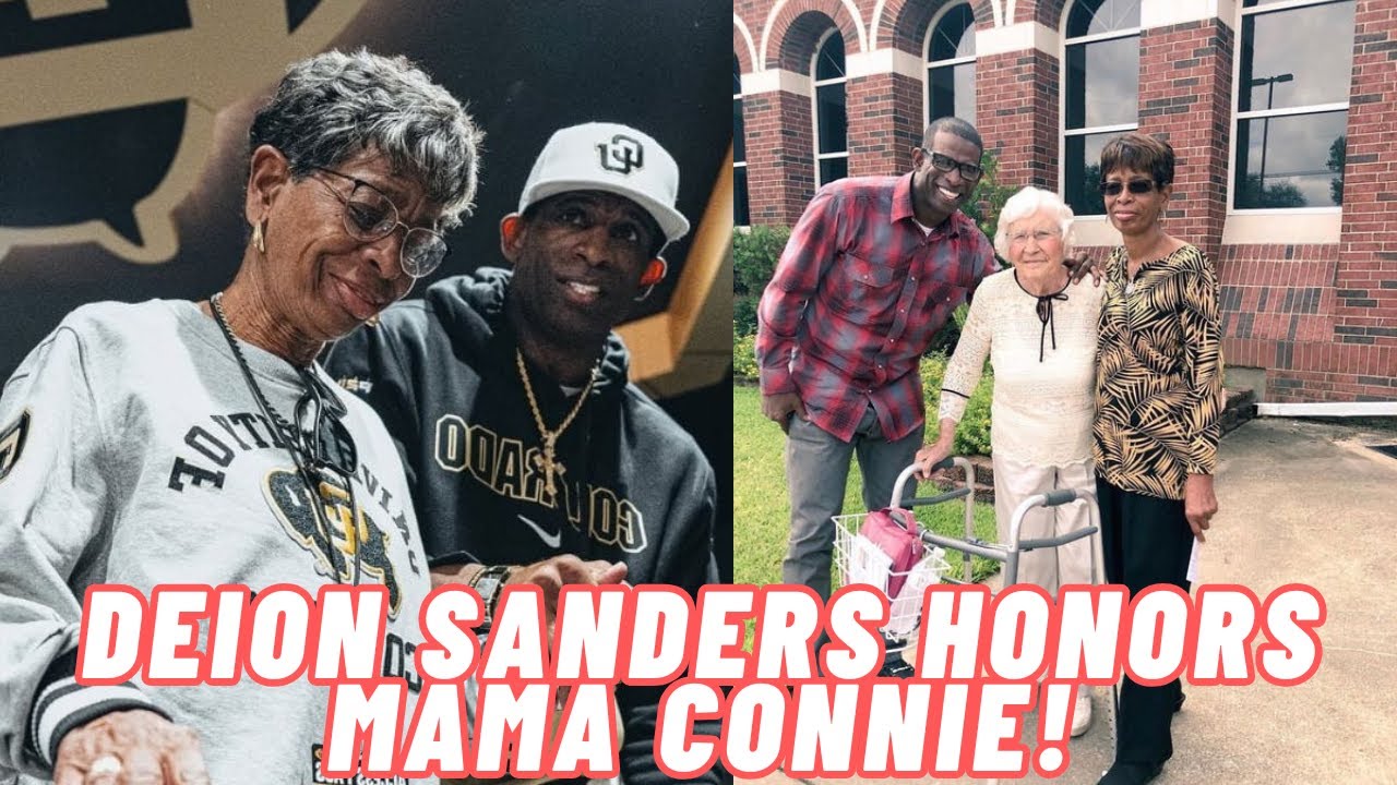 Deion Sanders shows appreciation for Mama Connie Knight - YouTube