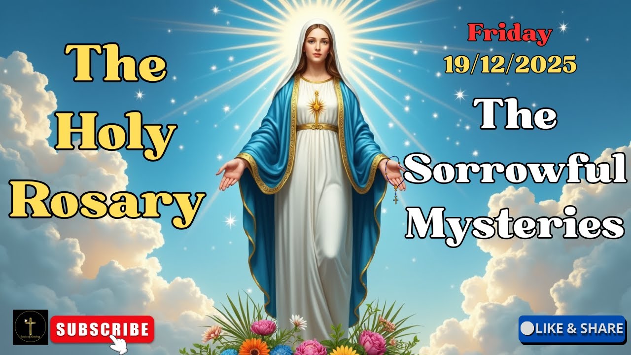 🌹 Friday Rosary Prayer for Hope & Blessings🙏, Write Amen if You Believe ...