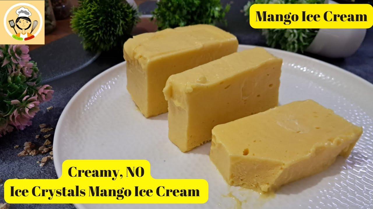 Mango Ice Cream | Creamy, No ice crystals mango ice cream | Meenus ...