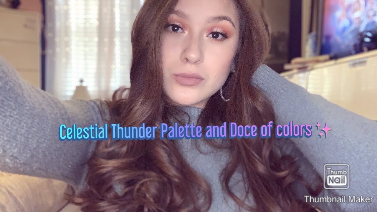 Celestial Thunder Palette and Doce of colors - YouTube