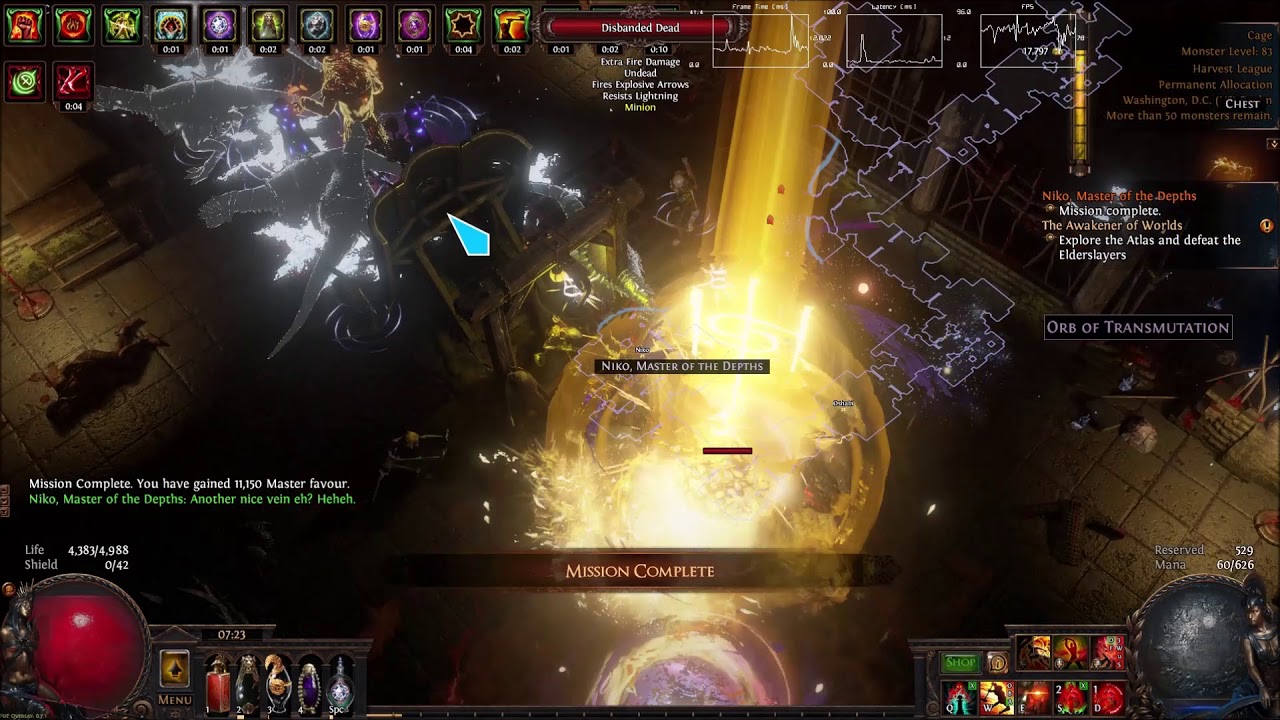 PoE 3.11: Infernal Blow Champion - T16 Cage (Enfeebled, Abyssus ...