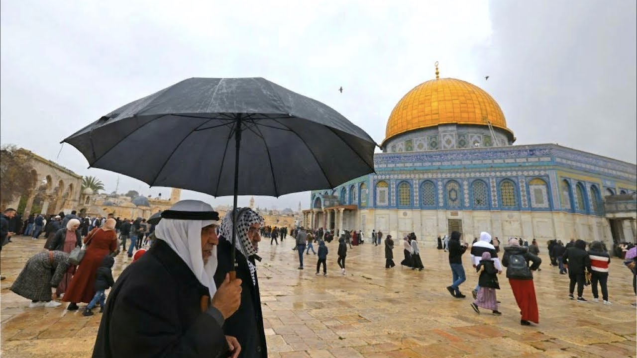 Masjid Al AQSA inside View | Dec 10th Maghreb Adhan ||نفل شعائر صلاة ...