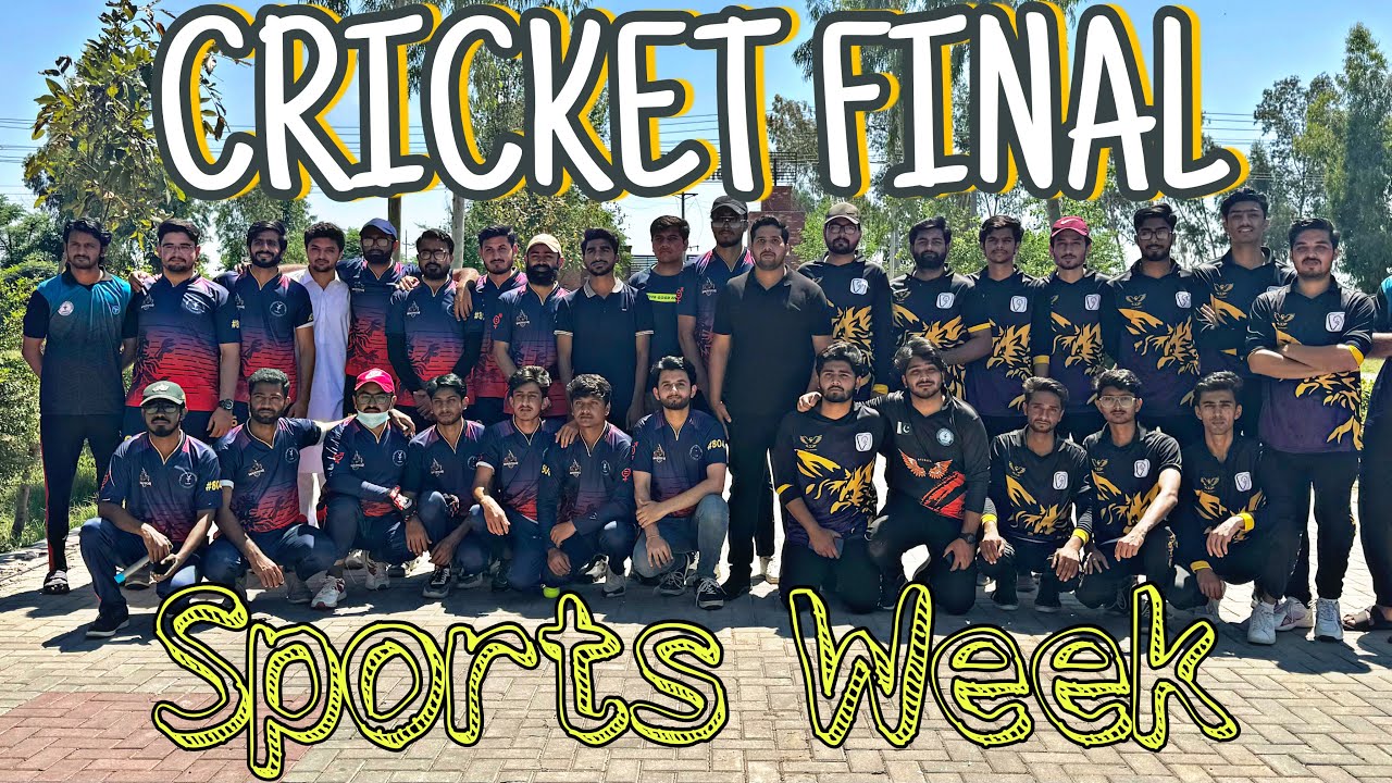 CRICKET FINAL 🏏 🔥| SPORTS WEEK 2024 | VLOG 120 - YouTube