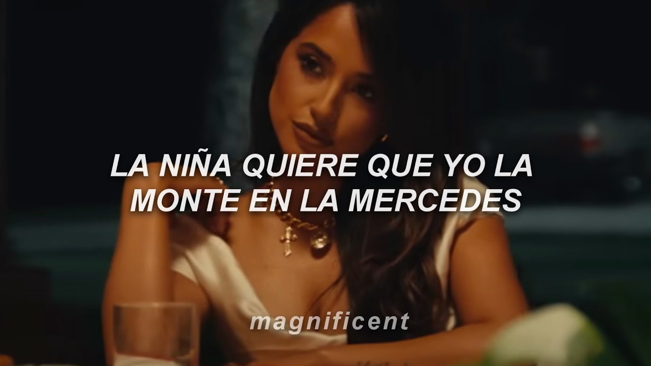 Becky G - MERCEDES (Letra) ft. Oscar Maydon - YouTube
