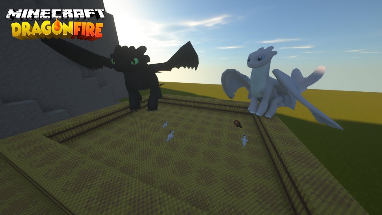 Minecraft - Dragon The Light Fury Egg Hatched!!! - YouTube