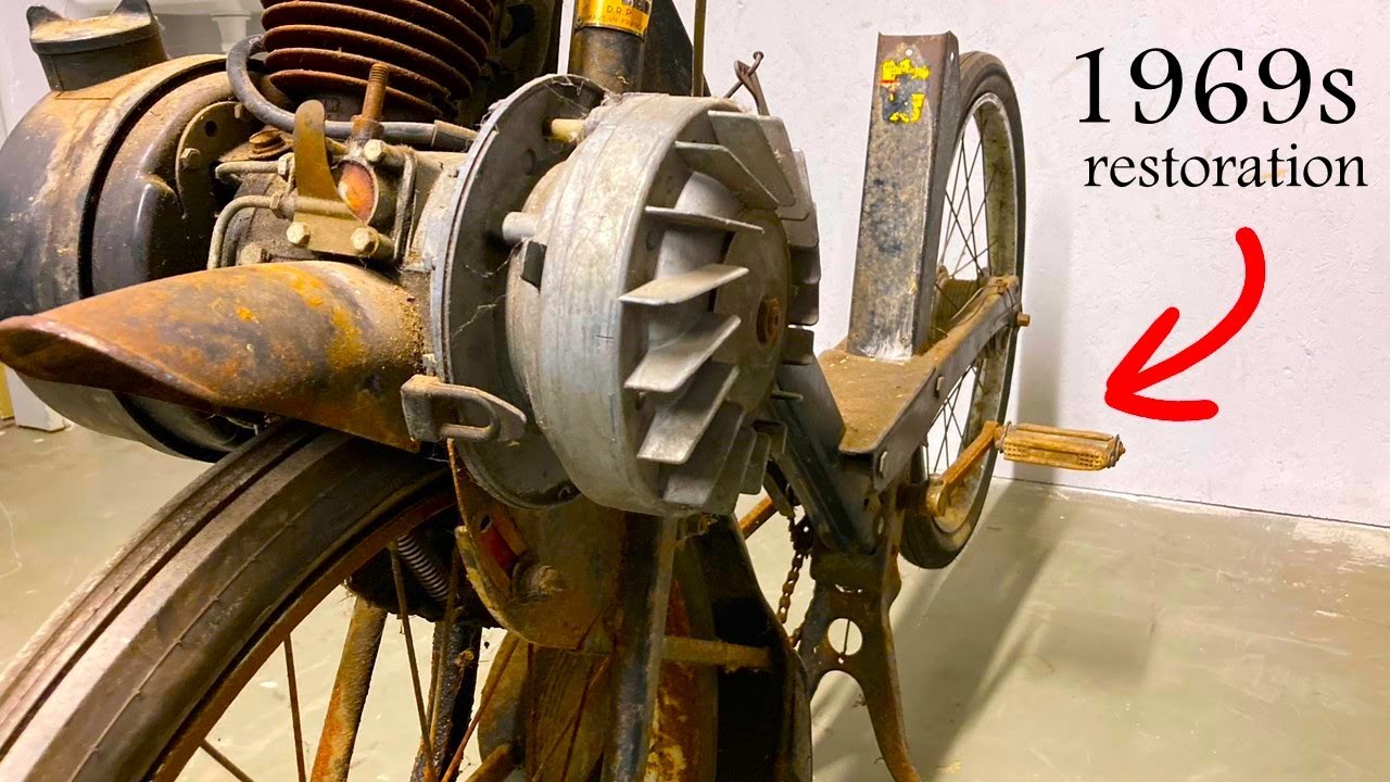 The origin of the e-bike from the 1969s?! | Full Restoration of the ...