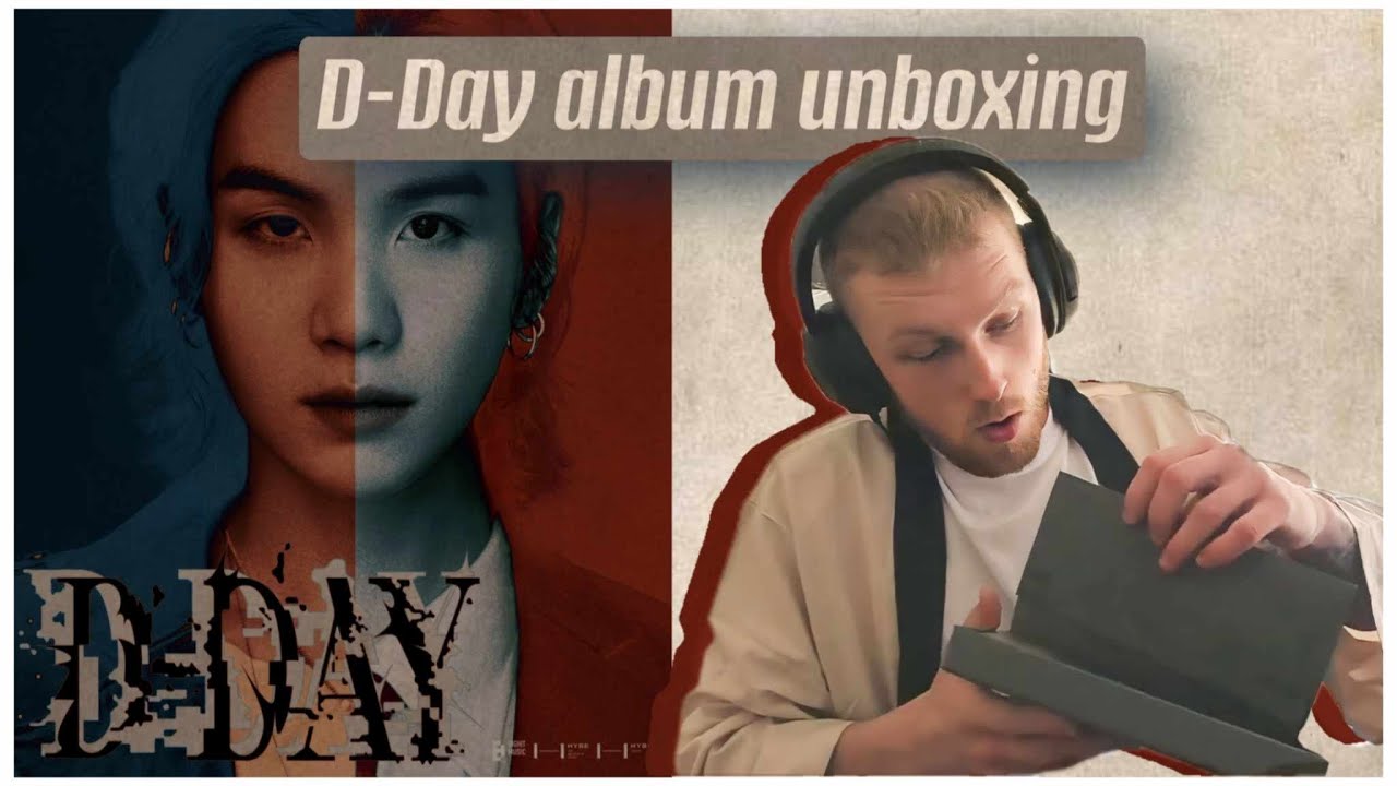 My FIRST EVER album unboxing to Agust D - D-DAY Album *It's AWESOME ...