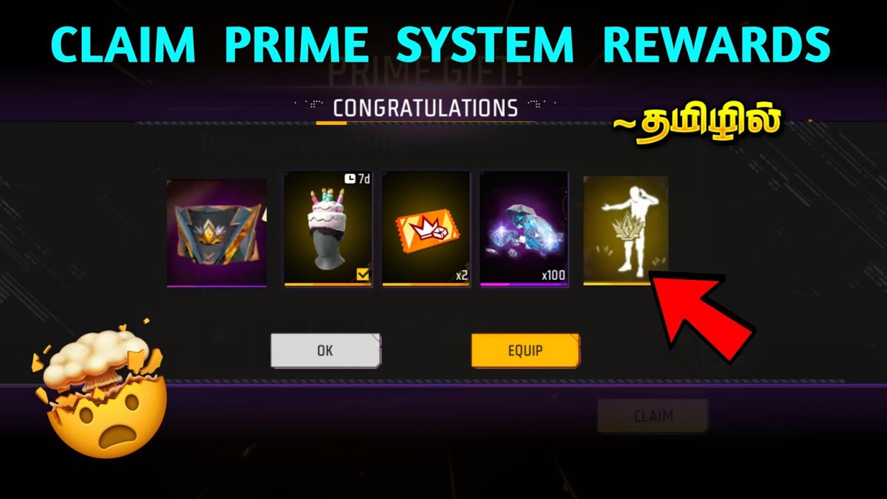 😍 How to Claim Prime System Rewards in Freefire?😲 கண்டிப்பா பாருங்க ...