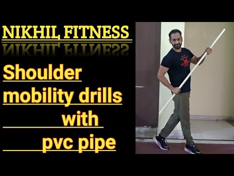 Shoulder mobility drills with PVC pipe - YouTube