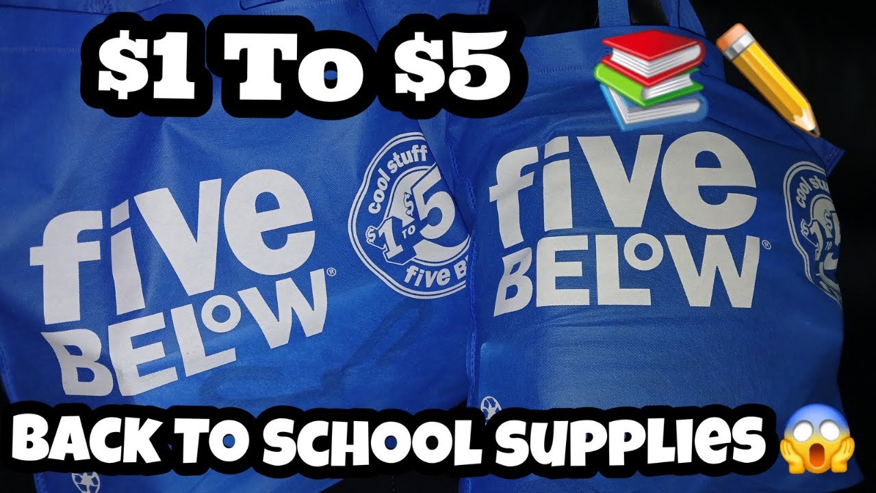 FIVE BELOW HAUL * AFFORDABLE * BACK TO SCHOOL 2024 - YouTube