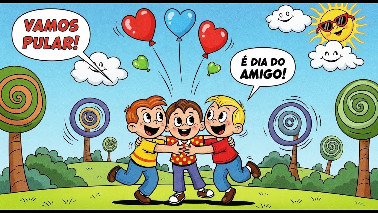 AMIGO, AMIGO! 🎵 Música Infantil Divertida para Dançar para o DIA DO ...