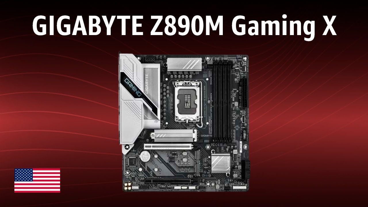 Motherboard GIGABYTE Z890M Gaming X REVIEW - YouTube