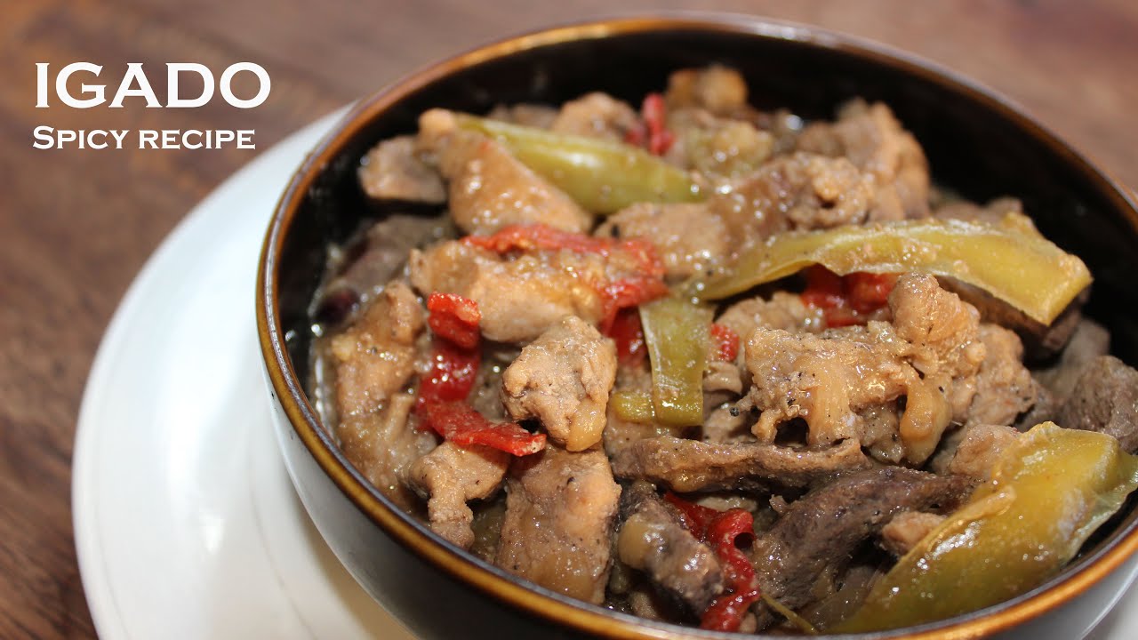 IGADO || My version of Igado Bicolano Style Recipe || Pork & Spicy ...