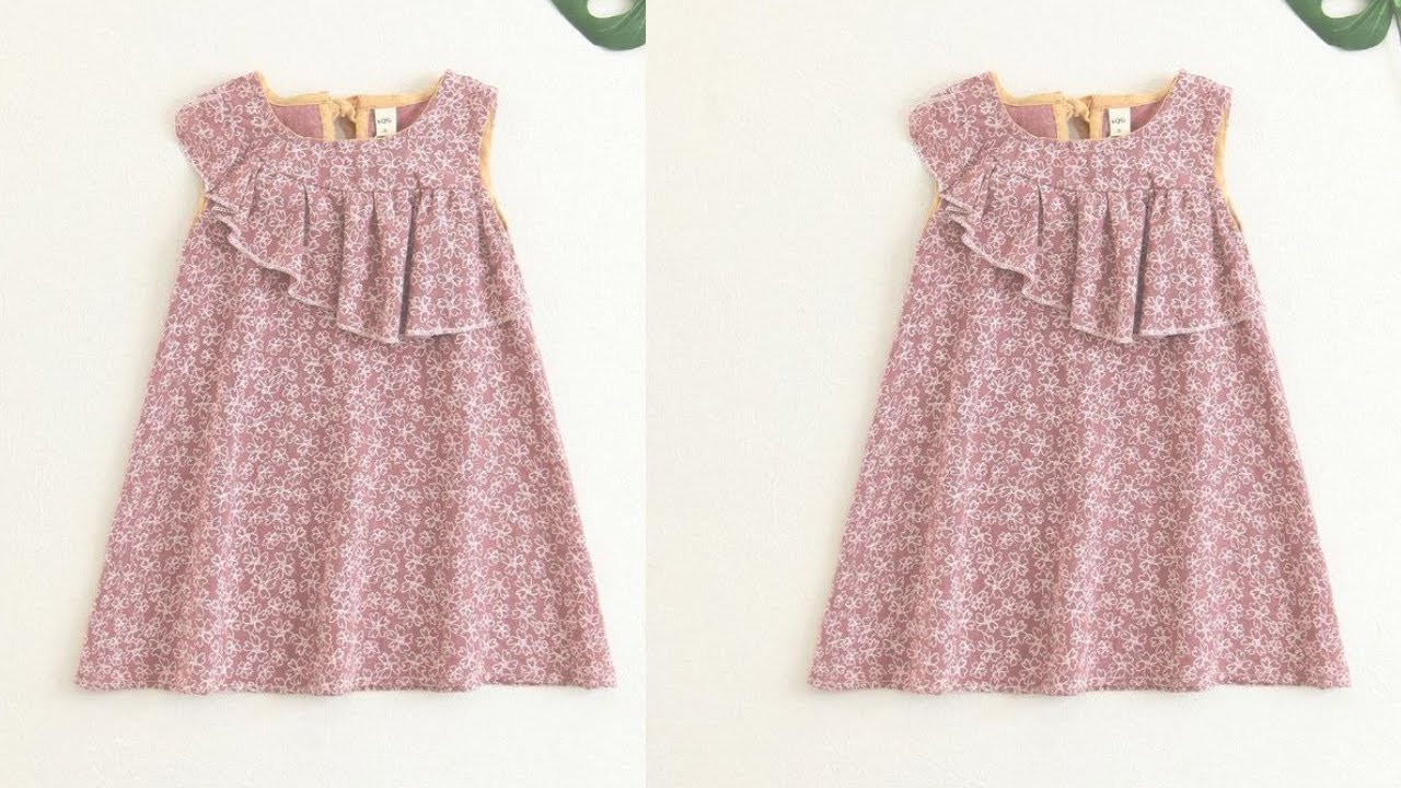 Diy Designer Baby Frock Cutting & Stitching Full Tutorial - YouTube