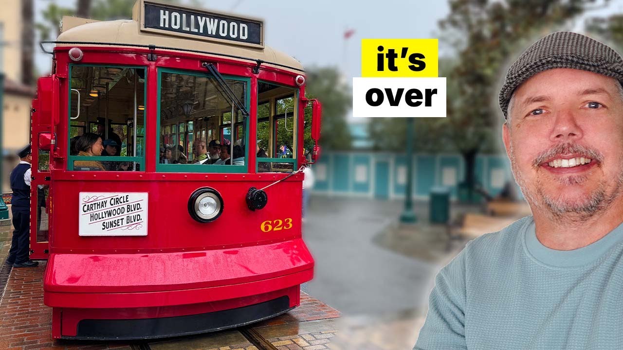 The TRUTH about the Red Car Trolley | State of DCA 02/12/2025 - YouTube