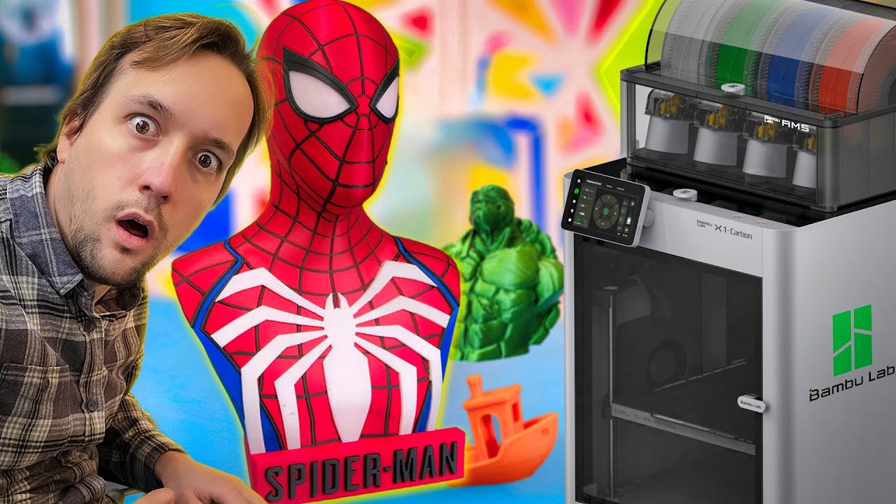 La Bambu Lab X1 CARBON est l'imprimante 3D ULTIME ! IA, Ultra Rapide ...