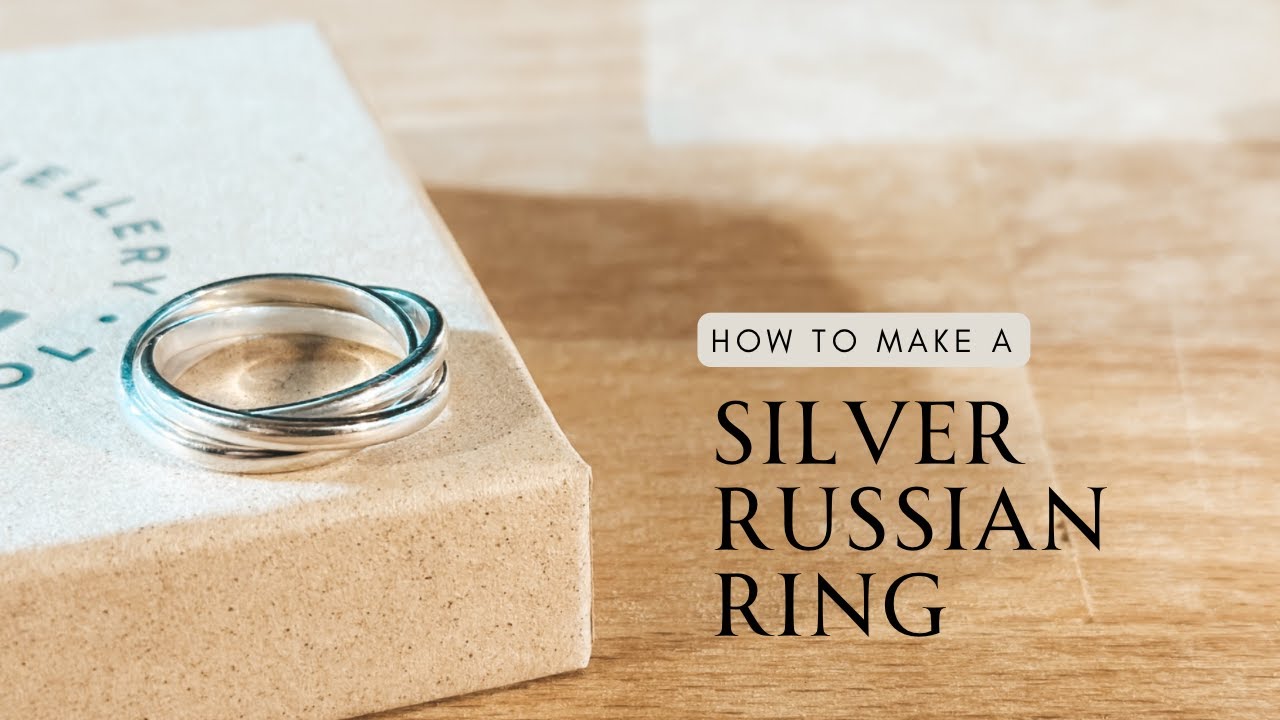 JEWELLERY TUTORIAL | Make this Silver Russian Ring - YouTube