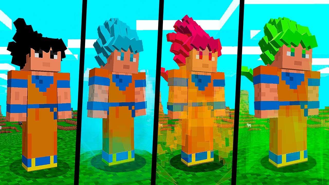 NOVO ADDON DE DRAGONBALL Z COM NOVAS TRANSFORMAÇÕES DO GOKU no ...