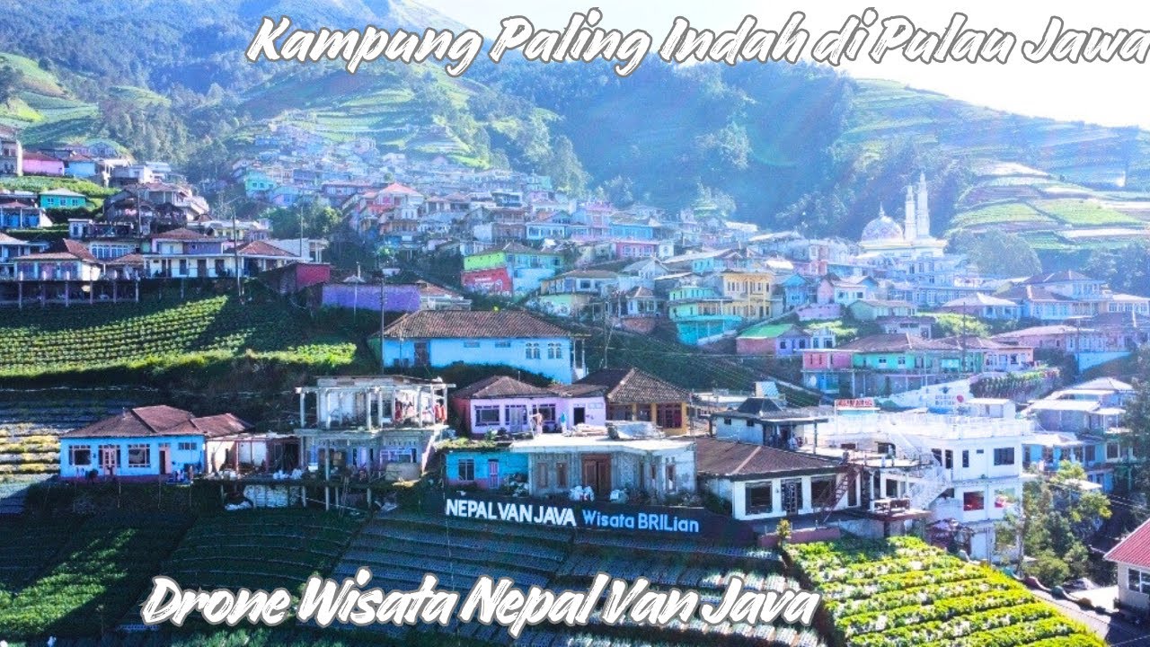 Drone Desa Wisata Nepal Van Java Magelang | Wisata Magelang Terbaik ...