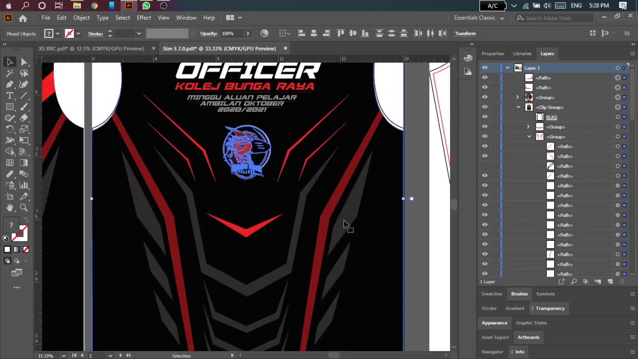 Tutorial Cara Buat AI Baju Sublimation | MAP 2020 - YouTube
