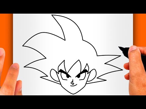 HOW TO DRAW GOKU (EASY) - STEP BY STEP FOR BEGINNERS - YouTube