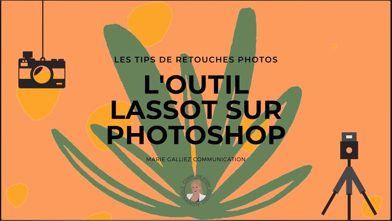 Photoshop : outil Lassot - YouTube