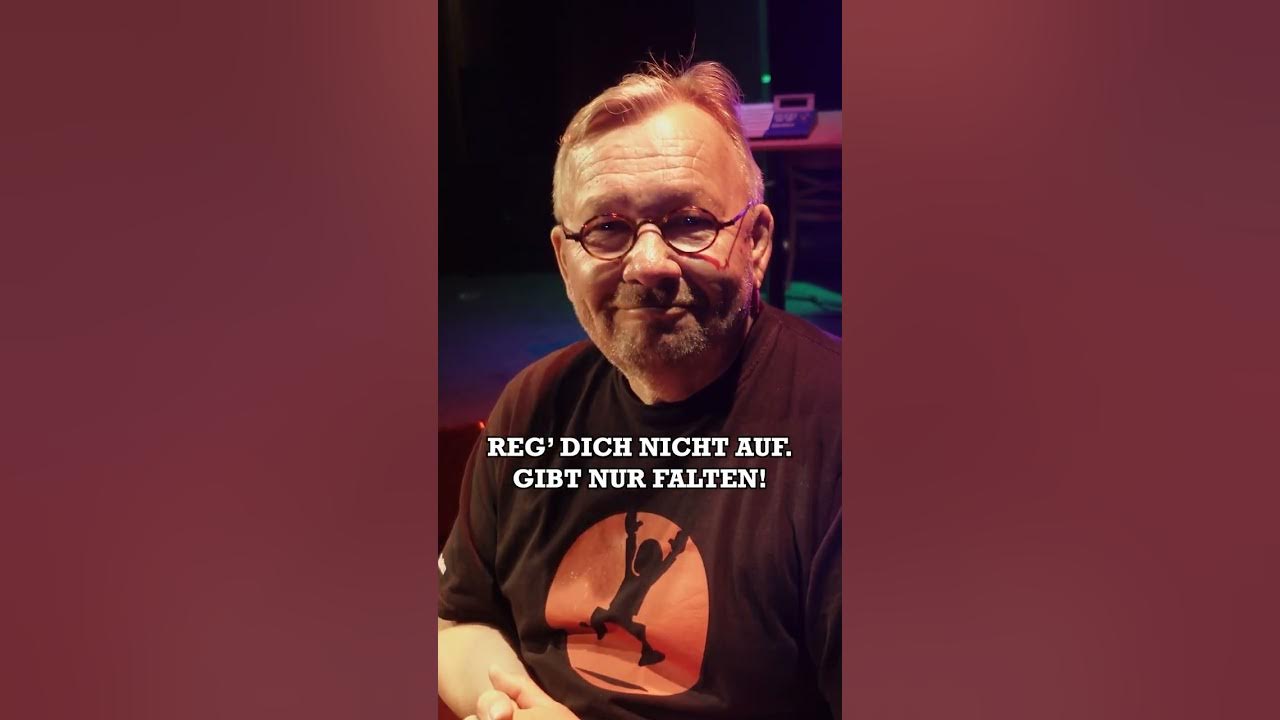 Bernd Stelter - "Reg dich nicht auf. Gibt nur Falten!" | Live Tourteaser - YouTube