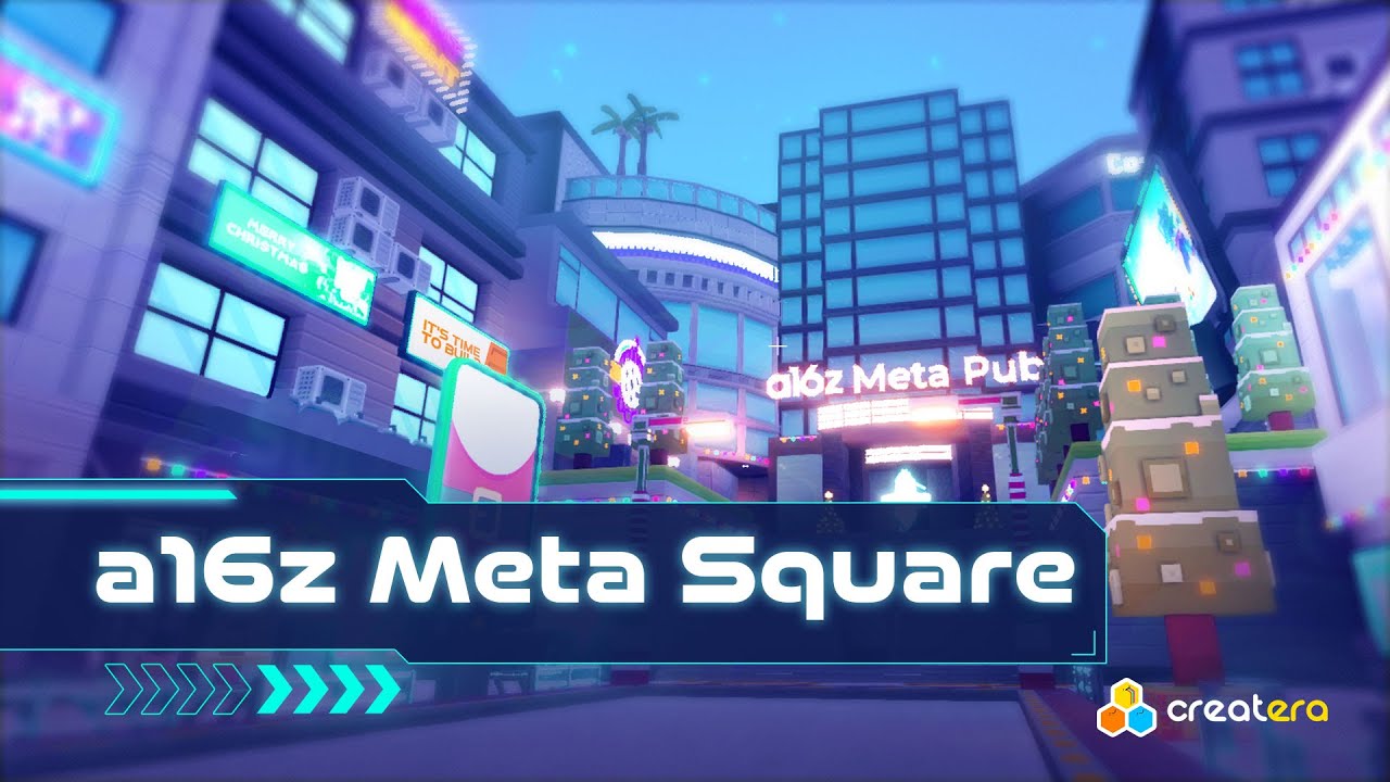 A16z's first Meta Pub & Meta Square is live on Createra!! 🥳 - YouTube