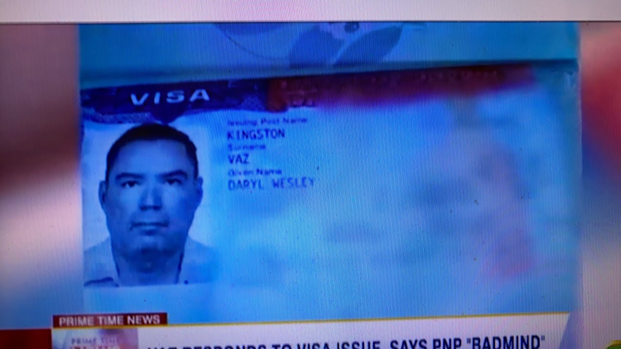 Minister Daryl Vaz , type of criminal-drug suspect waver-1 yr visa he ...