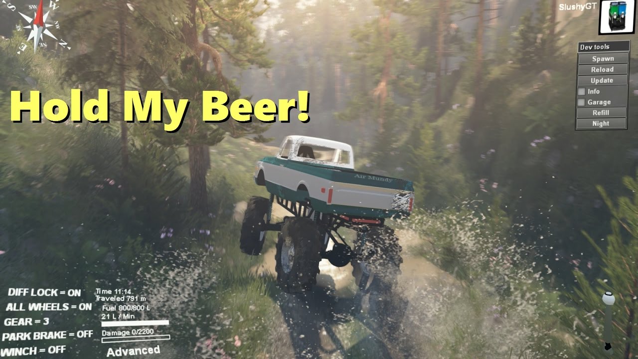 Air Mundy on Missouri Trails : SpinTires @ 2K - YouTube