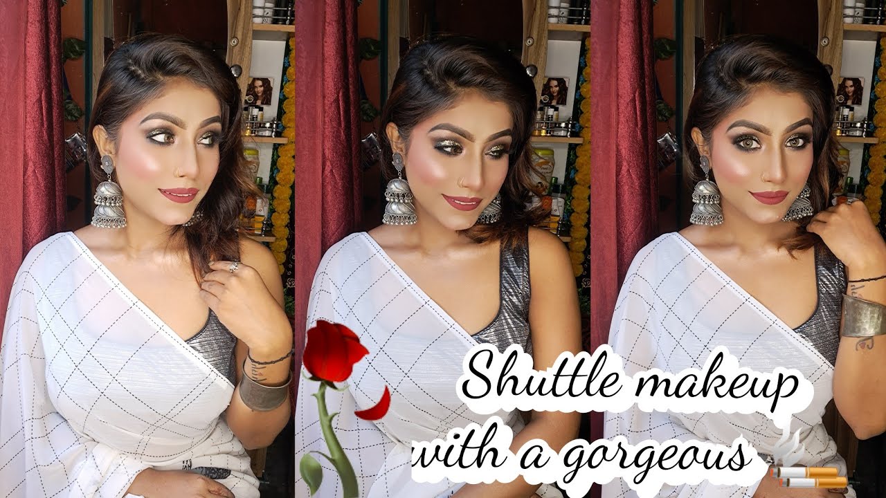 Shuttle makeup with a gorgeous smokey eye look.....♥️🧿 - YouTube