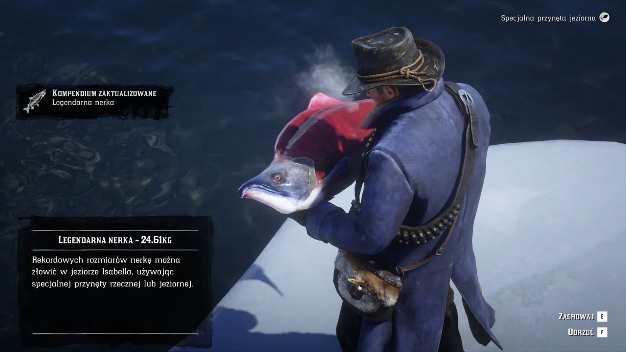 Red Dead Redemption 2 Wszystkie Legendarne Ryby Lokacje/All Legendary ...