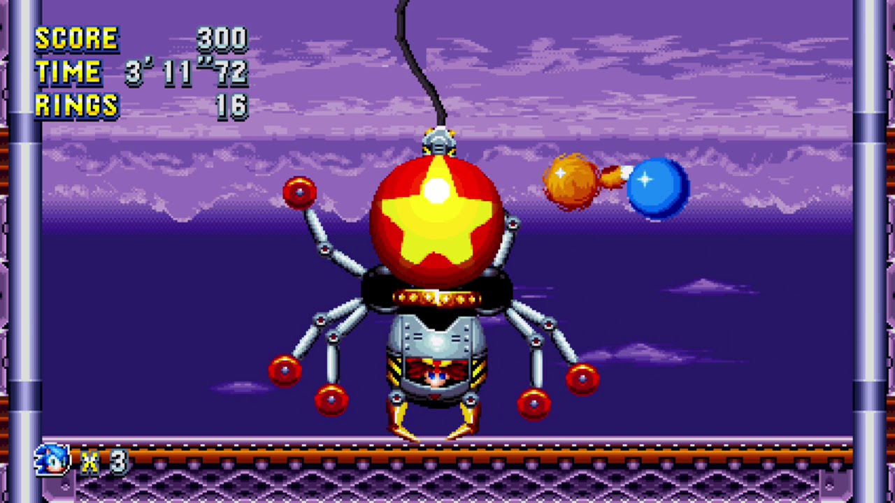 Sonic Mania Boss 8 - Egg Spider - YouTube